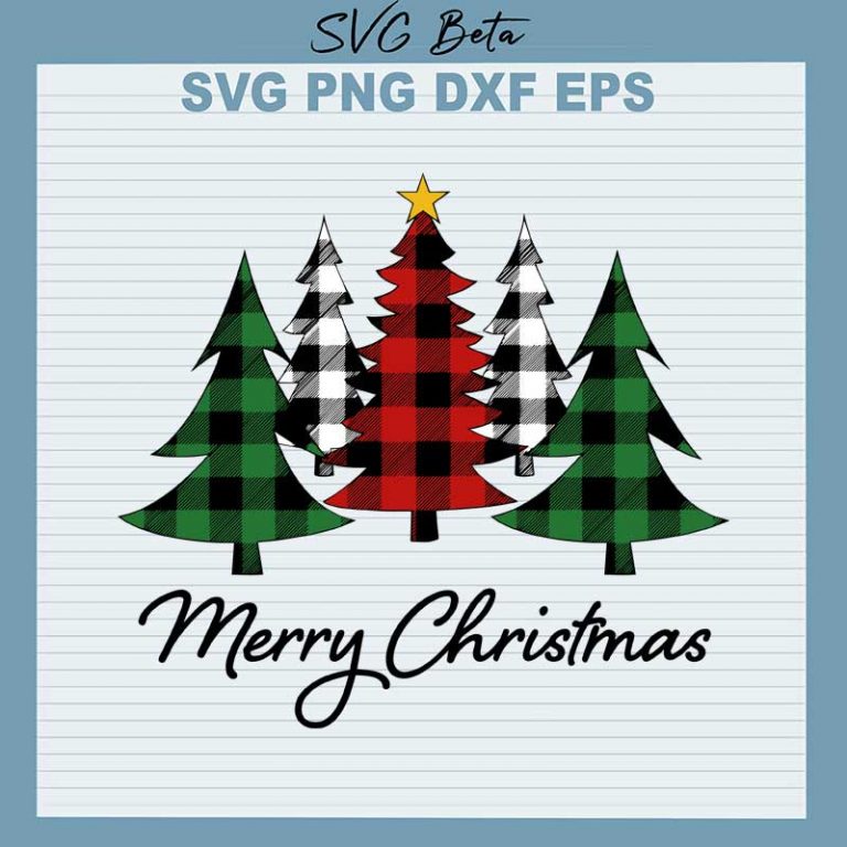Christmas tree svg cut files for silhouette studio handmade craft