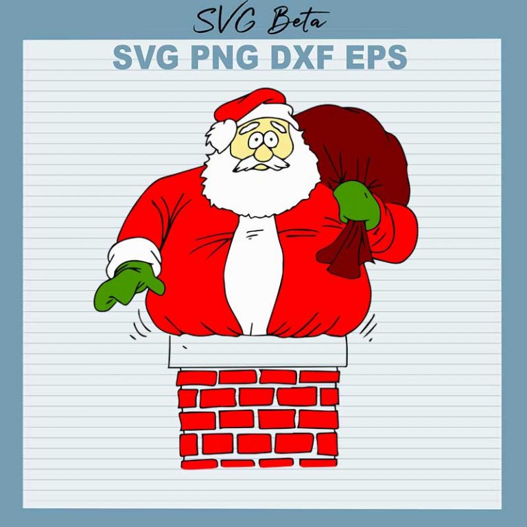 Santa Claus svg cut files for silhouette studio handmade craft