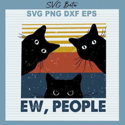 Cats ew people svg cut files for cricut silhouette studio handmade craft