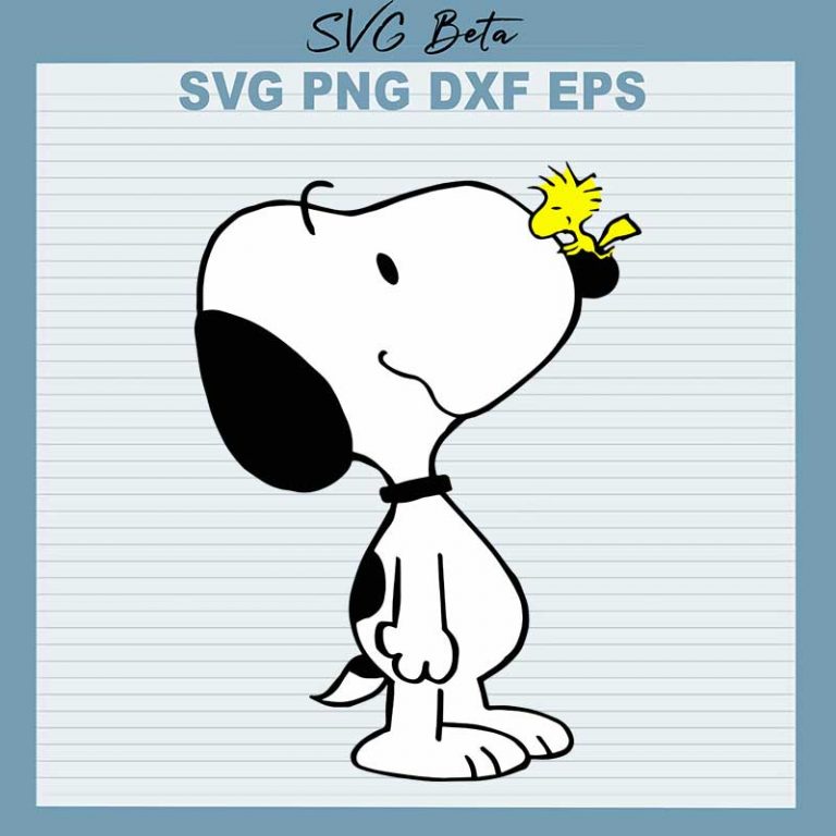 Snoopy peanuts SVG cut file for t shirt craft and handmade craft