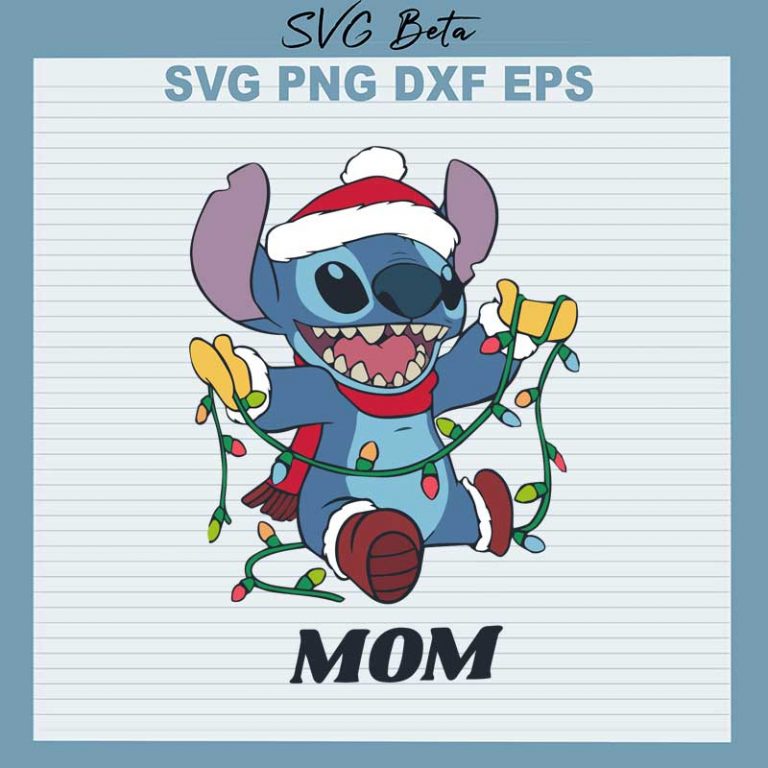 Stitch mom SVG cut file for t shirt craft and handmade craft