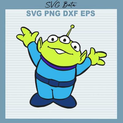 Little Green Aliens SVG cut file for t shirt craft and handmade craft