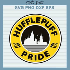 Hufflepuff pride SVG cut file for craft and hanmade cricut products