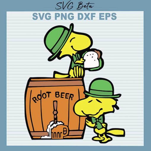 Snoopy root beer SVG file for craft and handmade cricut products