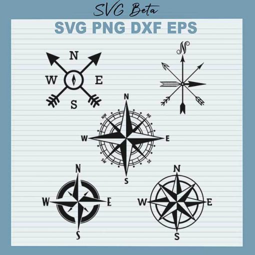 Compass Dial Bundle SVG file craft handmade cricut products