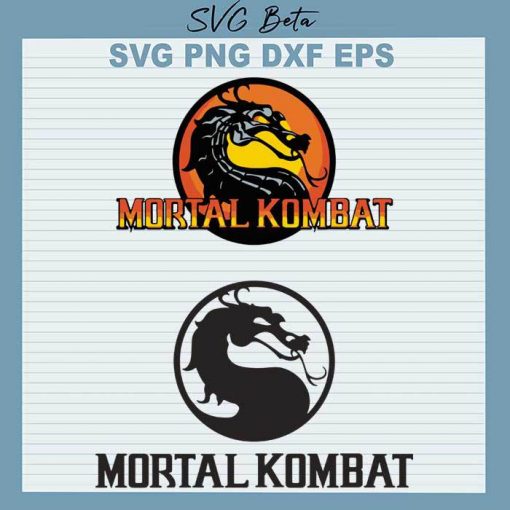 Mortal kombat bundle SVG file craft handmade cricut
