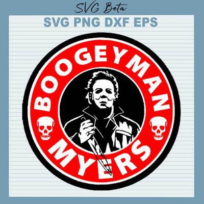 Boogeyman Myers Starbuck Logo SVG, Boogeyman Myers SVG, Starbuck Logo ...