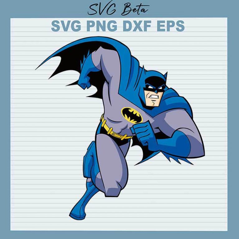 Batman SVG, Bat Man, Superman Superhero PNG DXF Cut File
