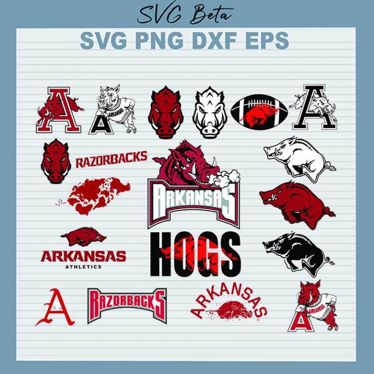 Arkansas Razorbacks SVG, Arkansas Razorbacks Pig SVG, Arkansas ...