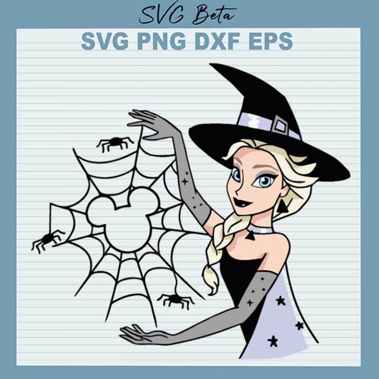 Halloween Elsa Princess SVG, Disney Elsa SVG, Disney Halloween SVG PNG ...