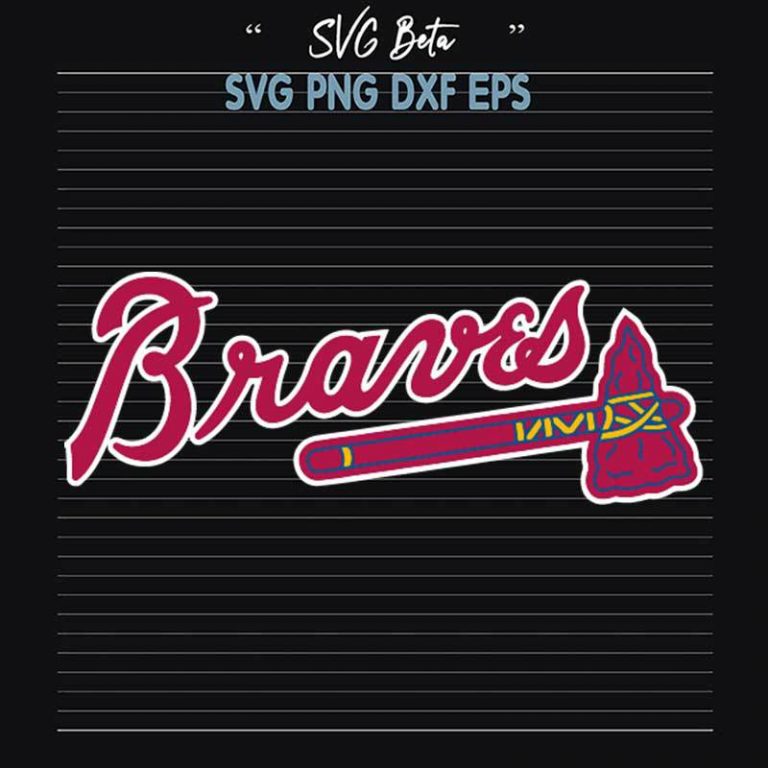 Atlanta Braves SVG, Braves SVG PNG DXF cut file