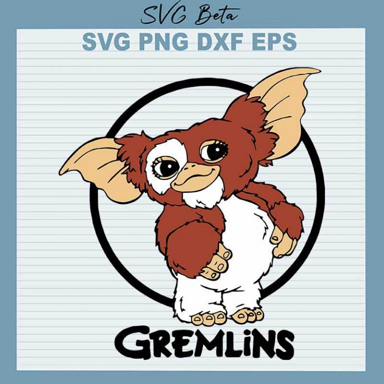 Gizmo Gremlins SVG, Gremlins Horror Movies SVG PNG DXF cut file