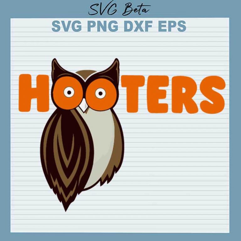 Hooters SVG, Hooters Owl SVG PNG DXF cut file