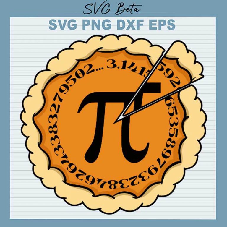 Pi Symbol SVG, Math Pi 3.14 SVG, Pi Day SVG PNG DXF cut file