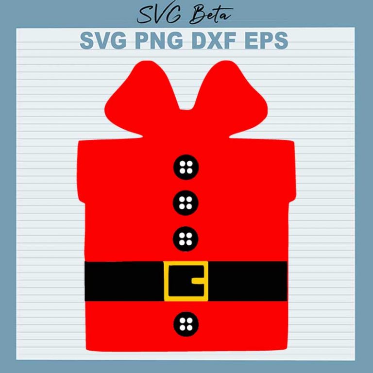 Christmas Santa Gift Box SVG, Christmas Santa Claus SVG, Christmas ...