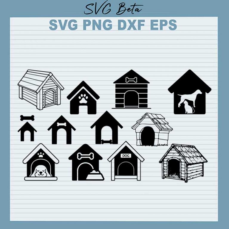 Dog House Bundle SVg, Dog House SVG, Dog Lover SVG PNG DXF Cut File