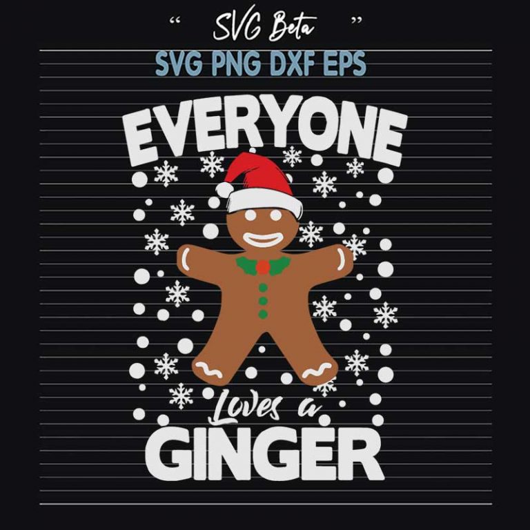 Christmas everyone Ginger SVG, Christmas Gingerbread SVG, Christmas ...