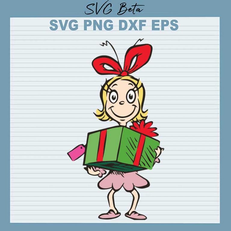 Cindy Lou Christmas SVG, Cindy Lou Who SVG PNG DXF Cut File