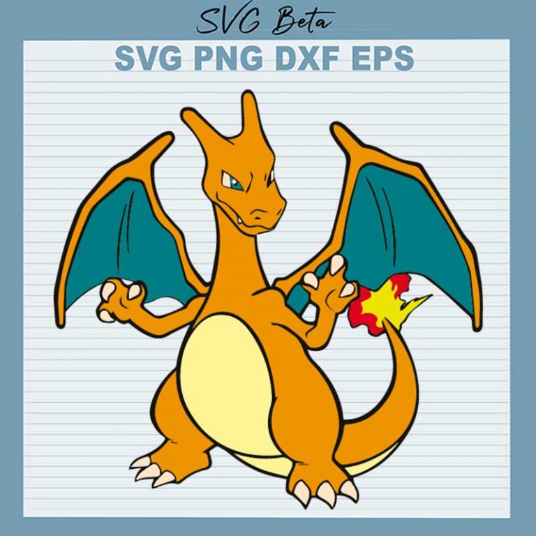 Pokemon Charizard SVG, Pokemon Characters SVG, Pokemon Cartoon SVG PNG ...