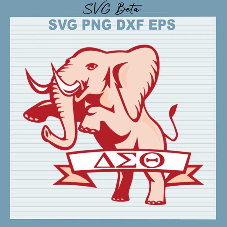 Elephant Delta sigma theta SVG, Delta sigma theta SVG, Elephant Delta ...