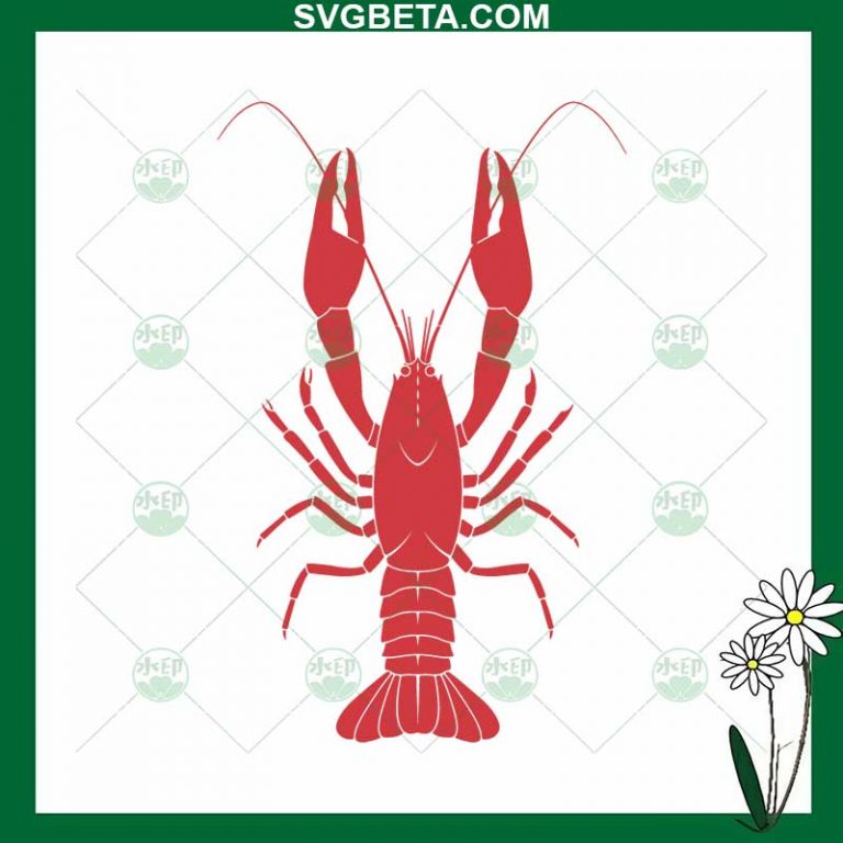 Crawfish SVG, Cute Crawfish SVG PNG DXF