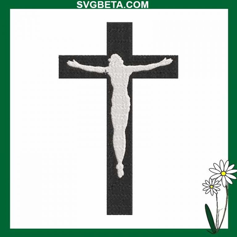 Jesus cross Embroidery design, Faith jesus Embroidery Design