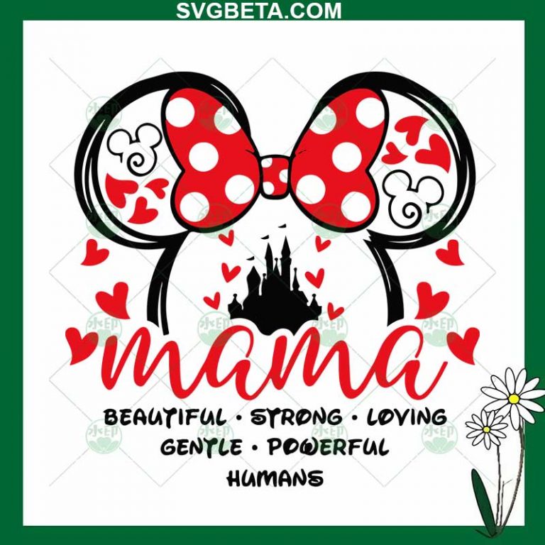 Disney Minnie Mama SVG, Disney Mama Mouse SVG