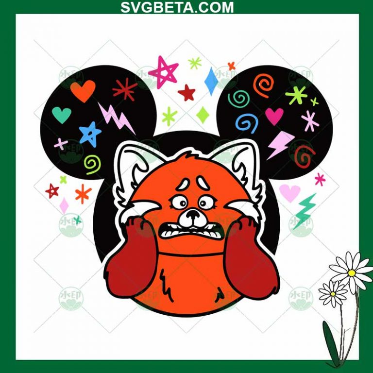 Turning Red Panda SVG, Panda Mei Lee SVG, Disney Turning Red SVG