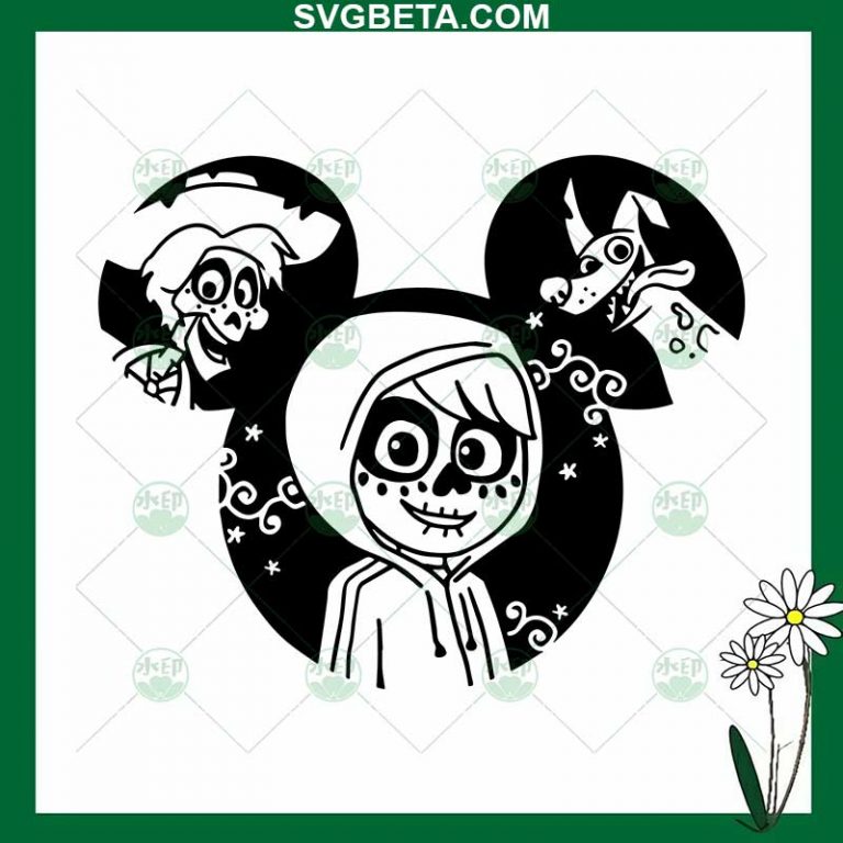 Coco Miguel Mickey Ears SVG, Disney Coco SVG, Coco Disney Movies SVG