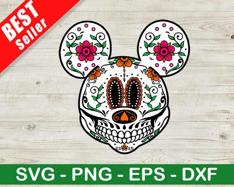 Day Of The Dead Mickey Mouse SVG, Mickey Coco SVG, Disney Coco SVG