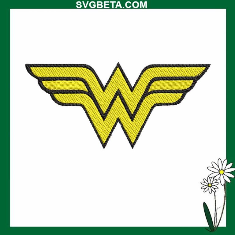 Wonder woman embroidery design, Wonder woman logo Embroidery Design File