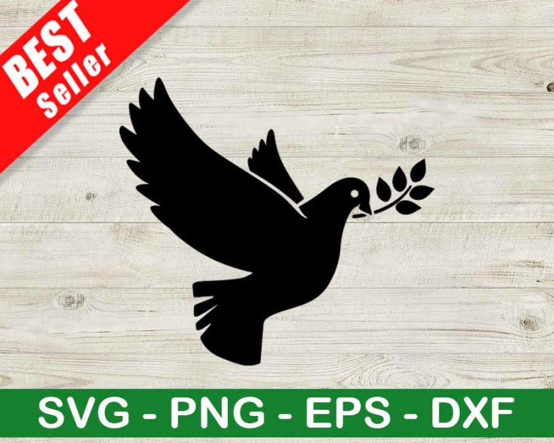 Dove SVG, Dove Bird SVG, Flying Dove SVG
