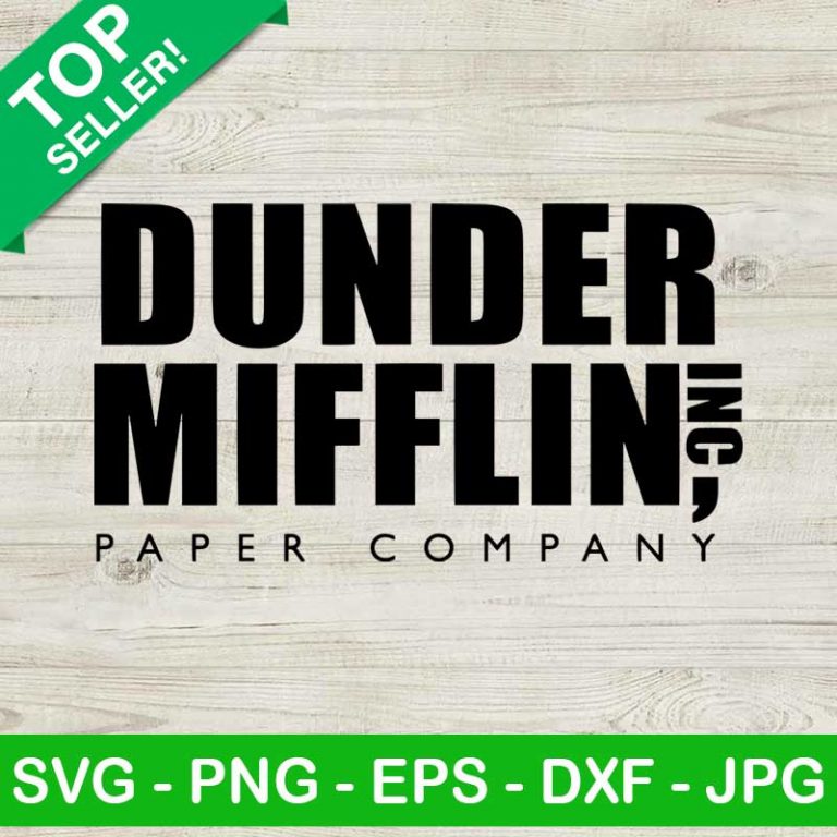 Dunder Mifflin Company SVG, The office SVG, Dunder Mifflin Paper ...