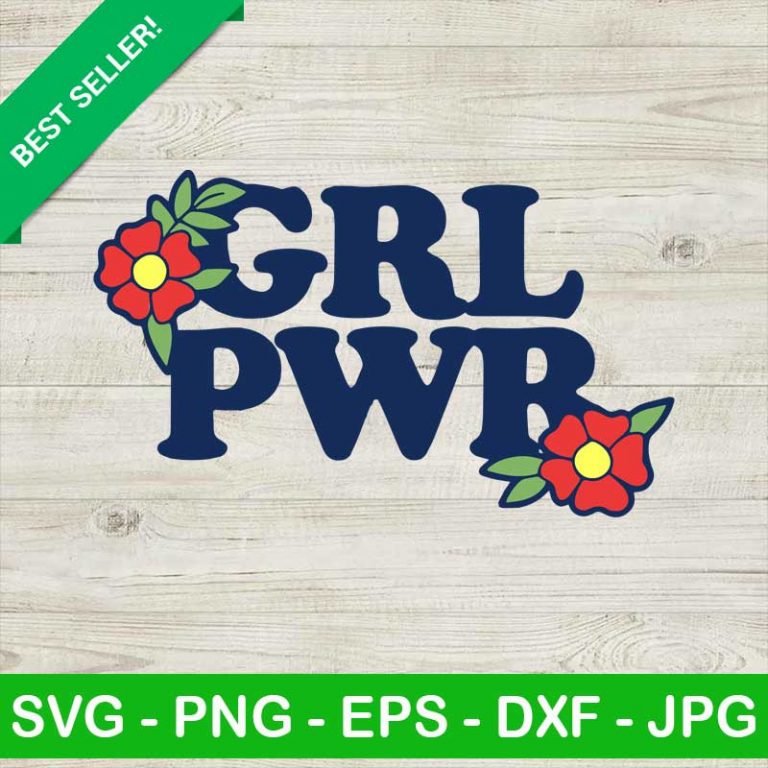 GRL PWR SVG, Strong Girl SVG, Strong Woman SVG, Feminist SVG