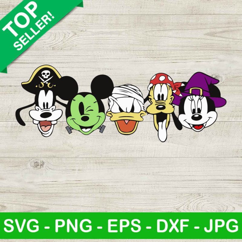 Disney Character SVG, Disney Character Face SVG, Disney Head SVG