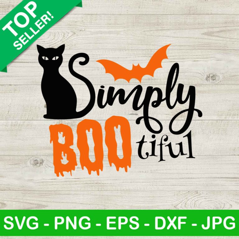 Simply Bootiful SVG, Bootiful Halloween SVG, Halloween SVG