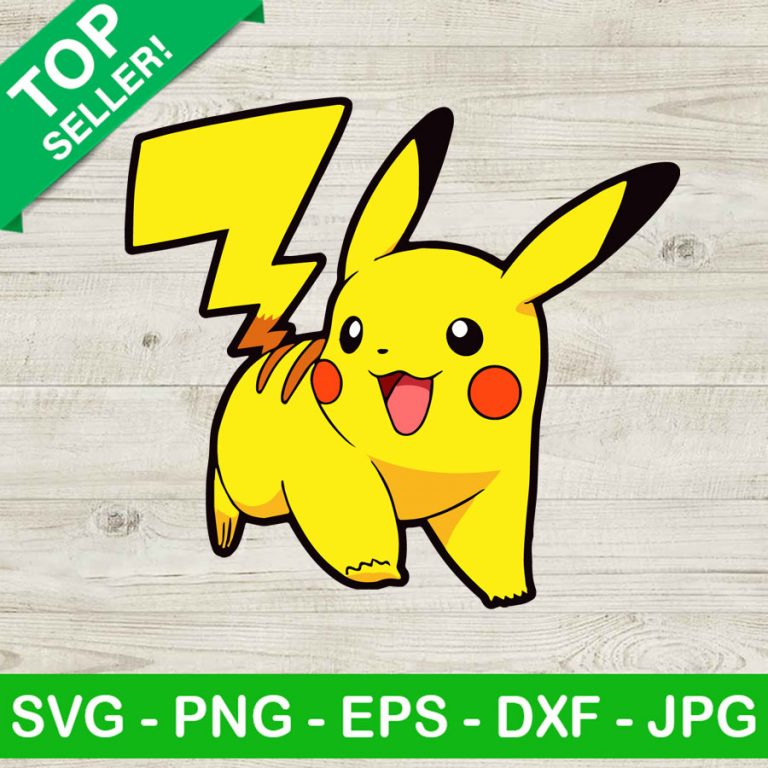 Pikachu SVG, Pokemon Pikachu SVG, Pokemon SVG