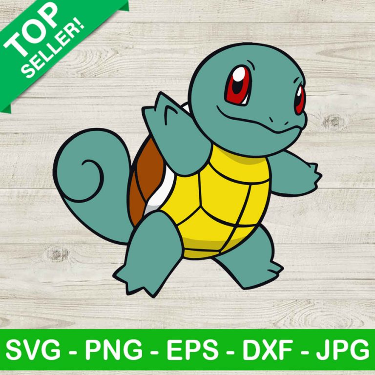 Squirtle Pokemon SVG, Squirtle Squirtle SVG, Pokemon SVG