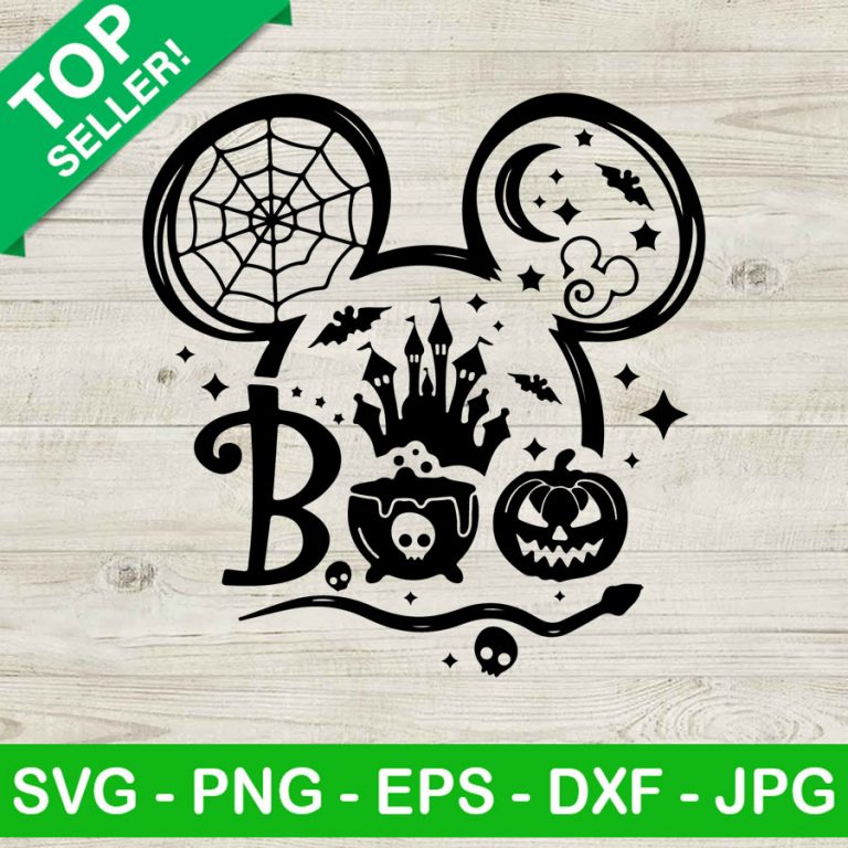 Boo disney SVG, Halloween Disney SVG, Mickey boo SVG