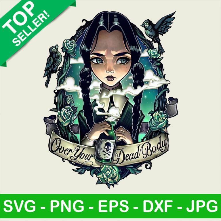 Wednesday Addams PNG, The addams family halloween Sublimation transfer ...