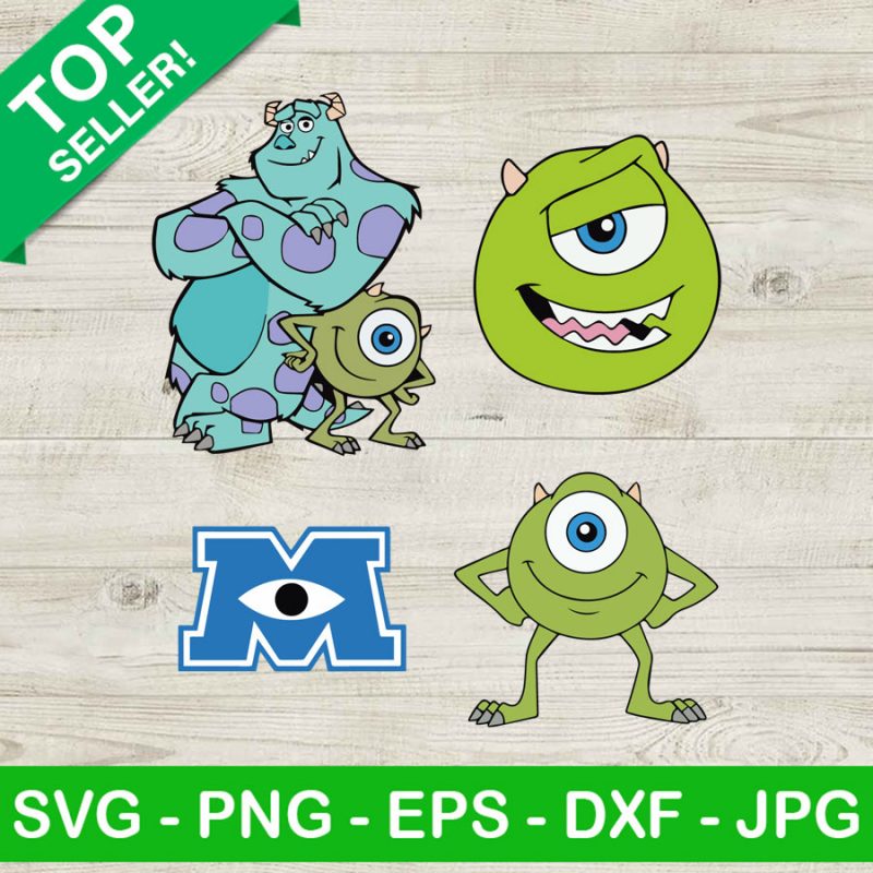 Monster university bundle SVG, Monster inc SVG, Monster inc characters SVG