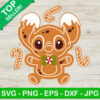 Stitch disney gingerbread SVG, Stitch gingerbread SVG, Disney christmas SVG