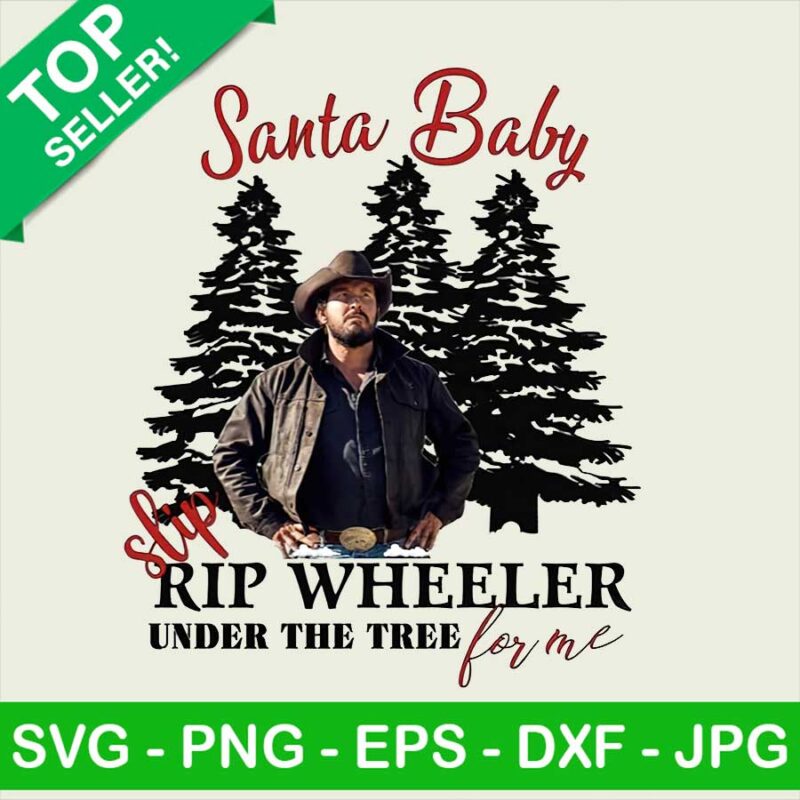 Santa baby Rip wheeler PNG, Yellowstone transfer PNG, Yellowstone ...