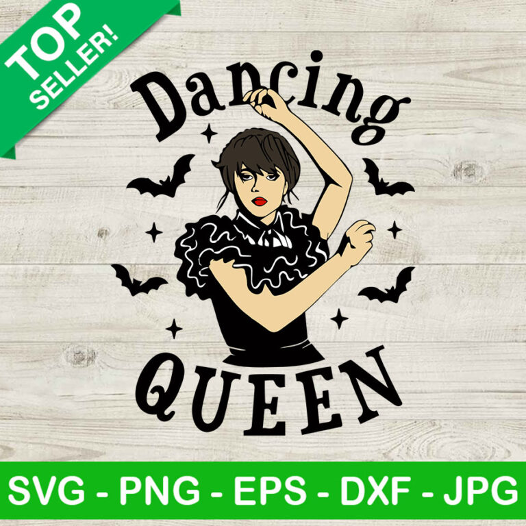 Dancing queen wednesday Addams SVG, Wednesday dance SVG, Addams family SVG