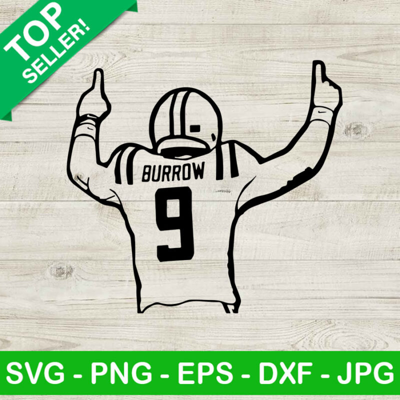 Joe burrow SVG, Who Dey Joe Burrow SVG, Cincinnati Bengals SVG