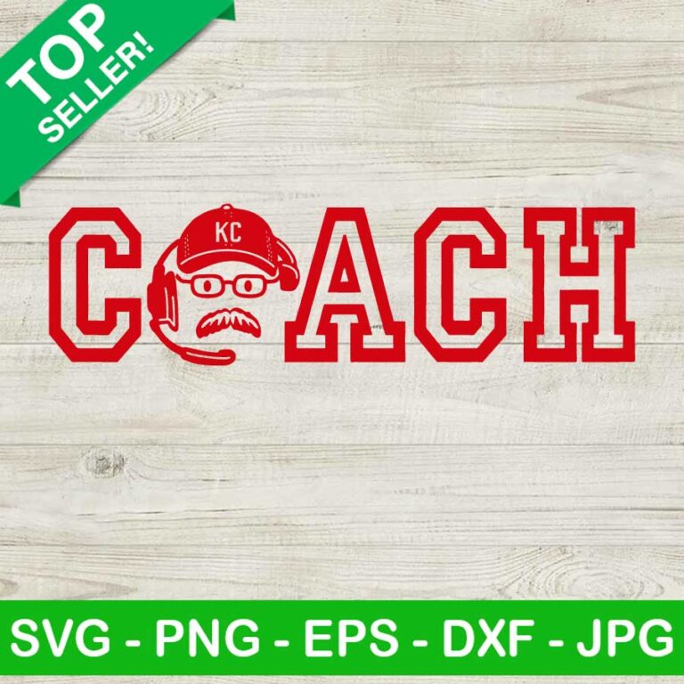 Andy Reid Coach football SVG, Andy Reid Kansas city Chiefs SVG, Kansas ...