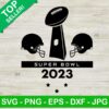 Super bowl 2023 SVG, Super Bowl LVII SVG, American football ...