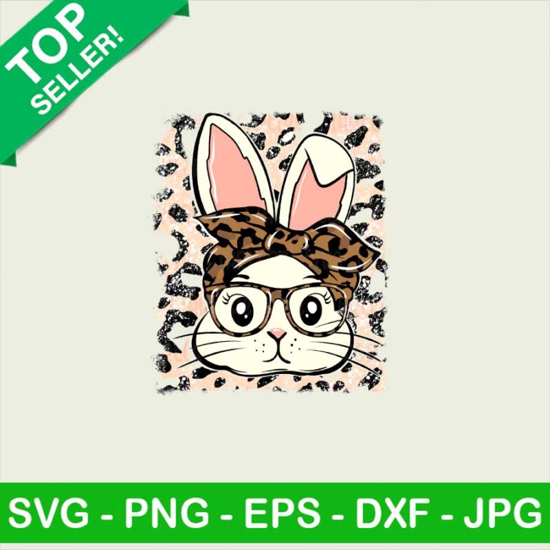 Leopard Easter Bunny PNG, Bunny Sublimation transfer PNG, Easter Heat ...