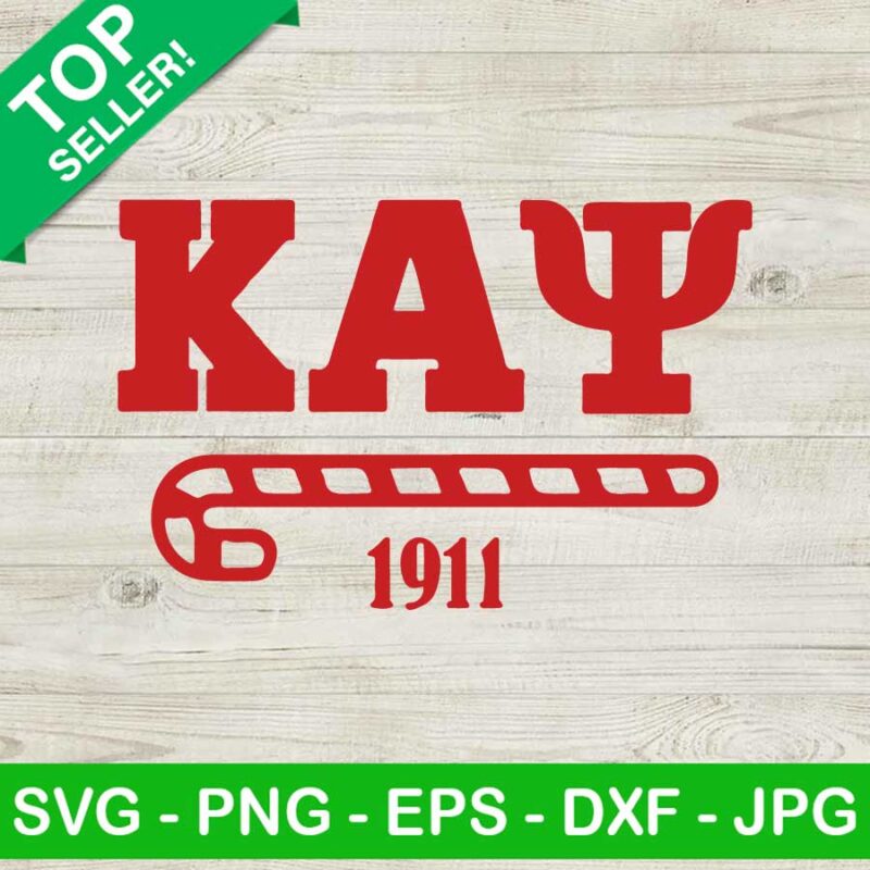 Kap 1911 cane SVG, Candy cane SVG, Kappa alpha psi 1911 SVG