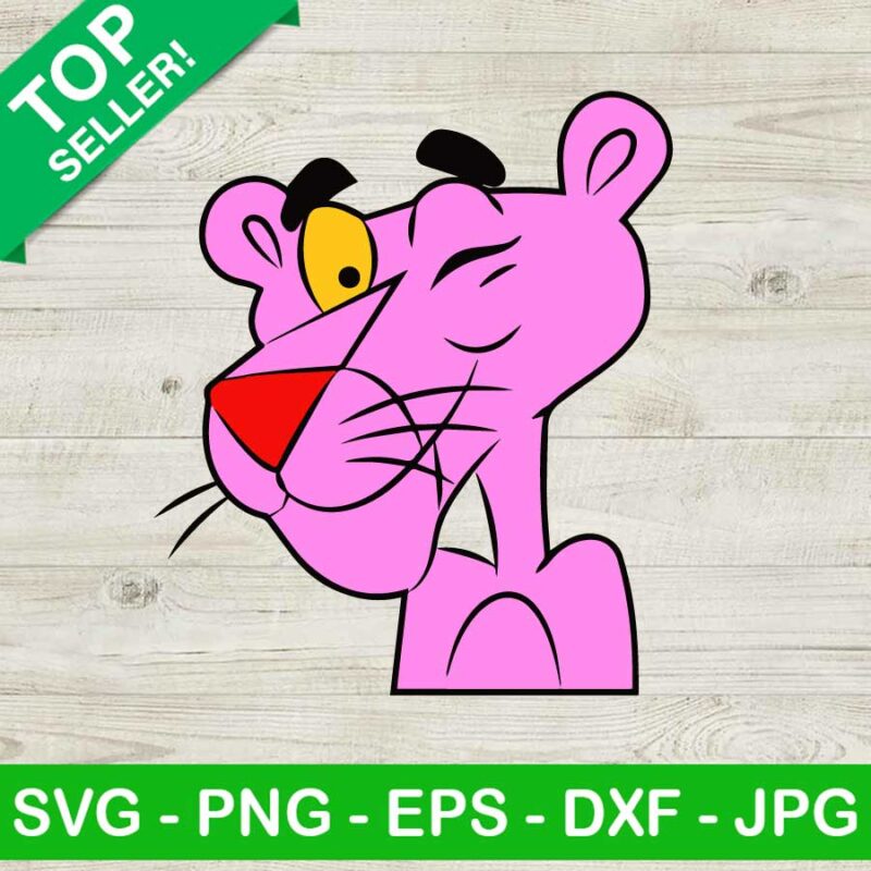 Pink panther SVG, The Pink Panther Cartoon SVG, Cartoon character SVG